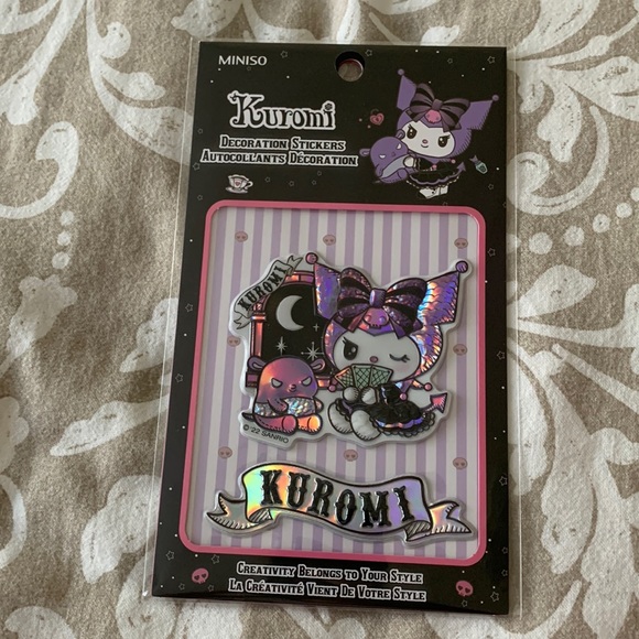 Sanrio | Other | Holographic Sanrio Kuromi Stickers Still In Packaging ...